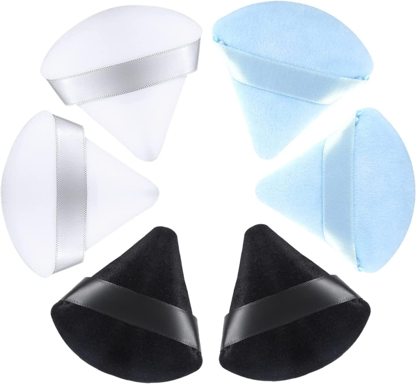 6pcs 7cm/2.76Inch Powder Puff, Powder Sponge Applicator Makeup Puffs ...