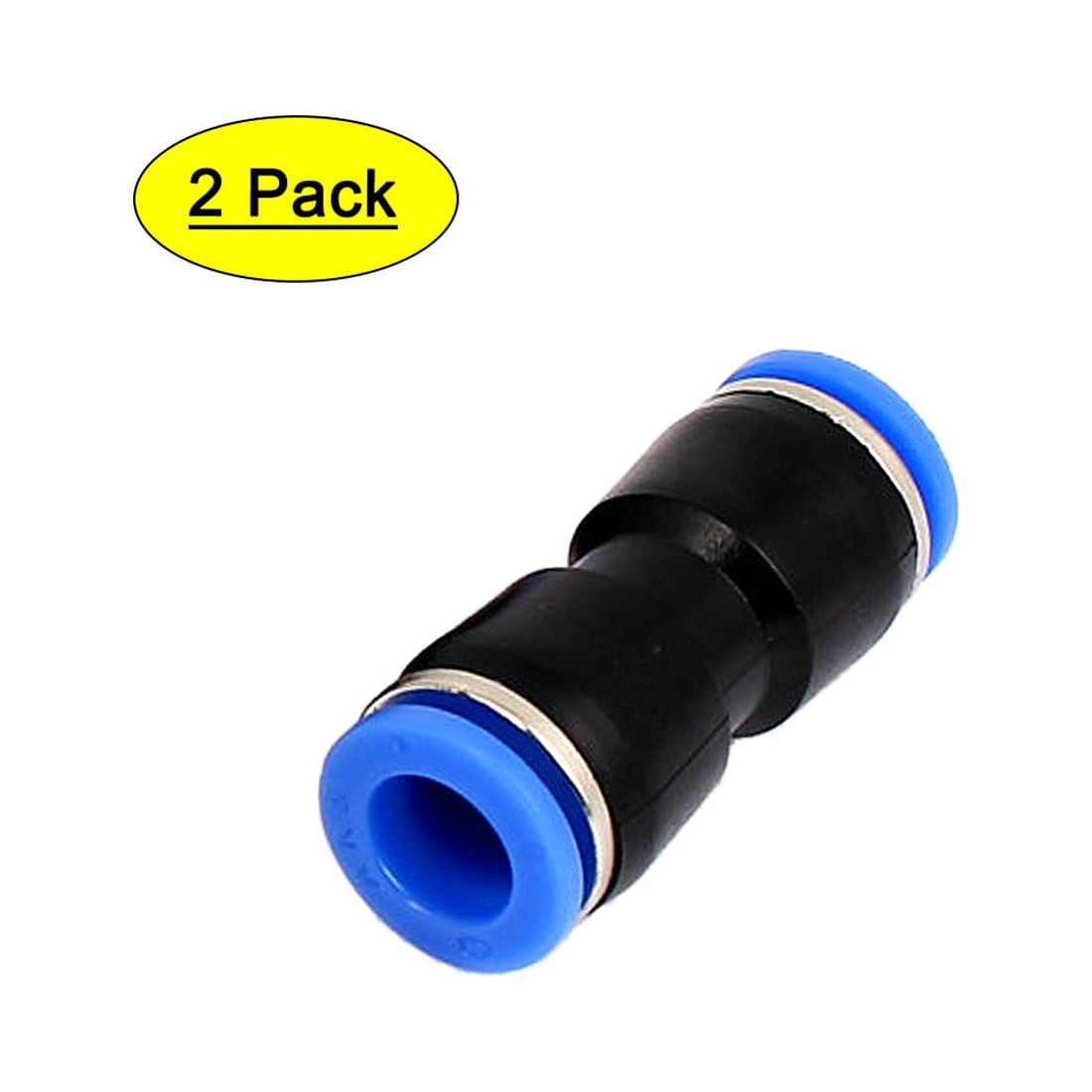 6pcs 8mm to 8mm Straight Coupler Tube Air Pneumatic Quick Joint ...