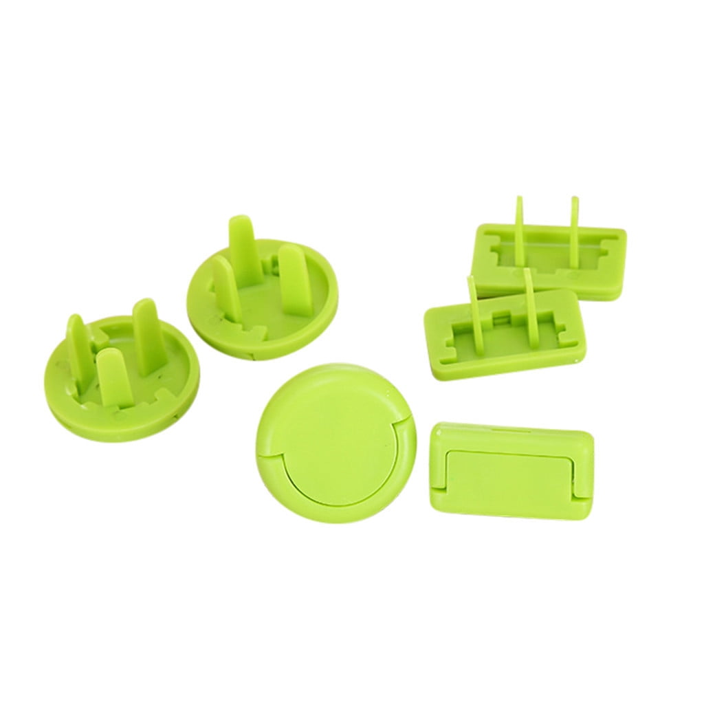 6pcs ABS Socket Protective Covers in Pink White Green for Mobile and ...