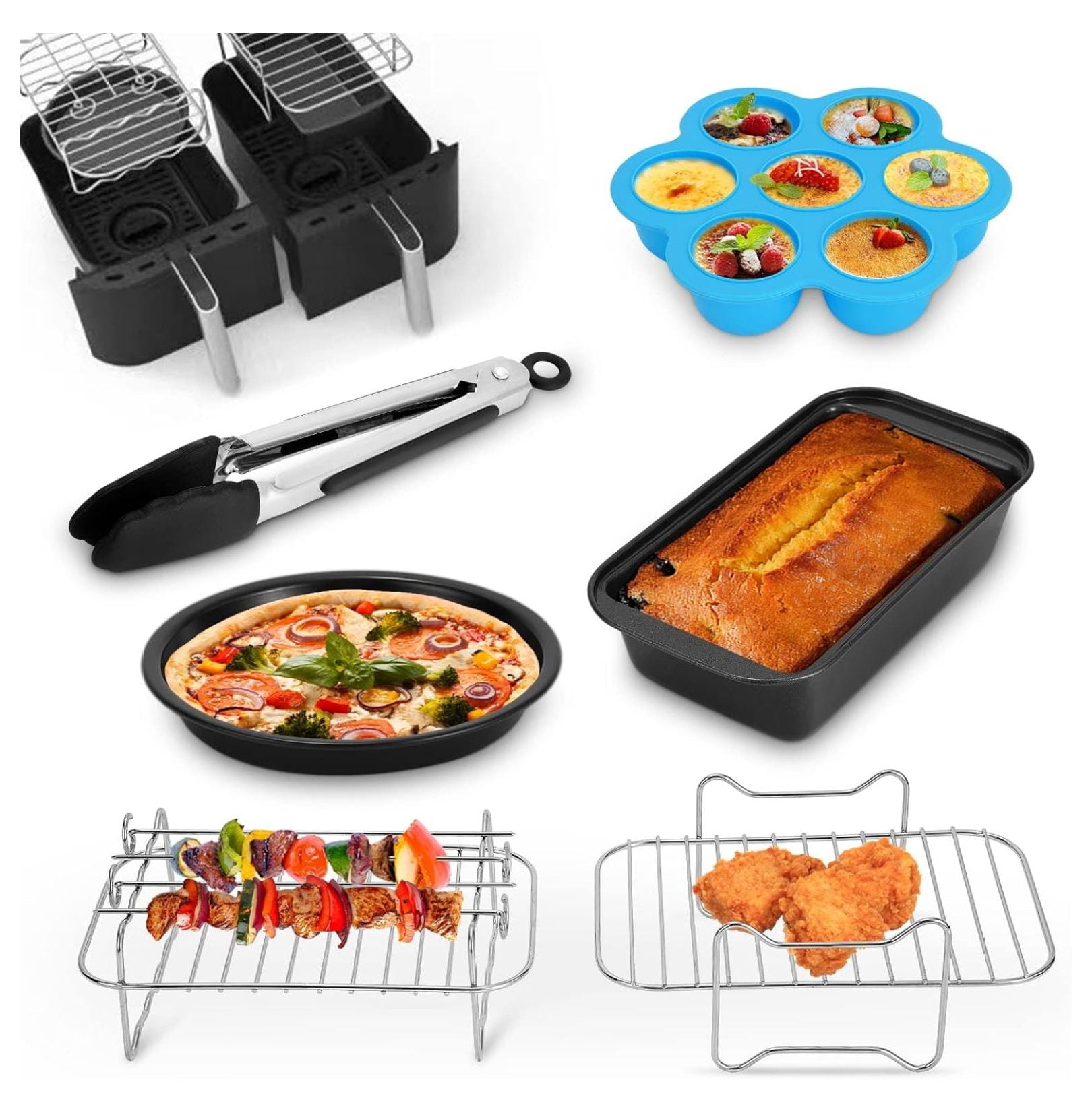 6pcs Air Fryer Accessories for Foodi AF300EU, AF400EU, Tower T17088 ...