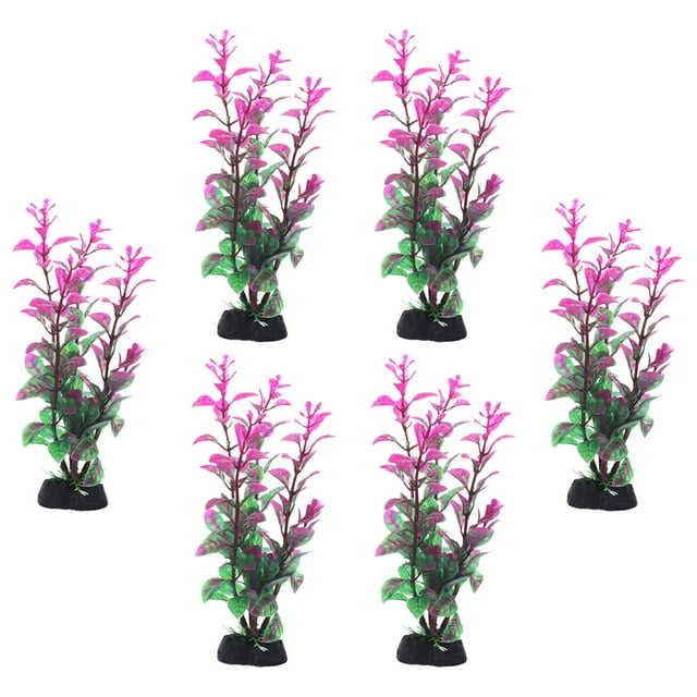 6pcs Aquarium Fake Aquatic Plant Aquarium Landscape Aquatic Plant Fish ...