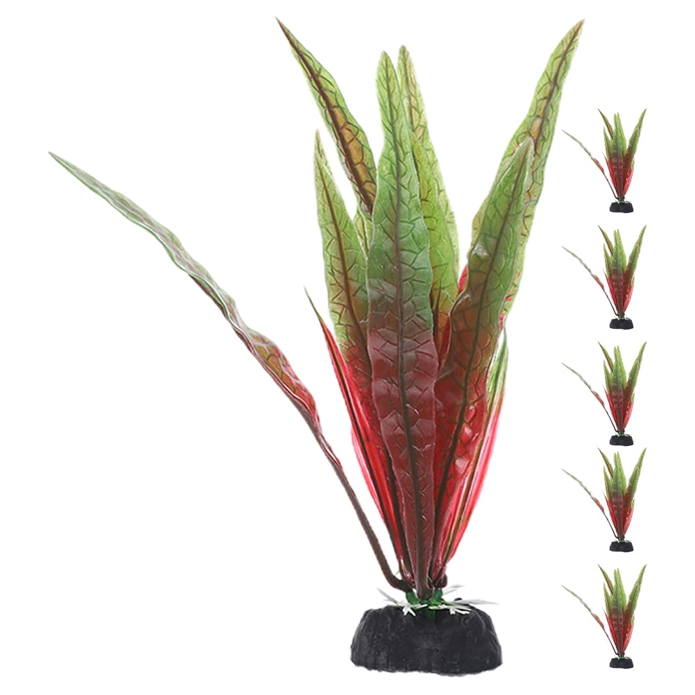 6pcs Aquarium Water Grass Plants Fish Tank Fake Aquatic Plants ...