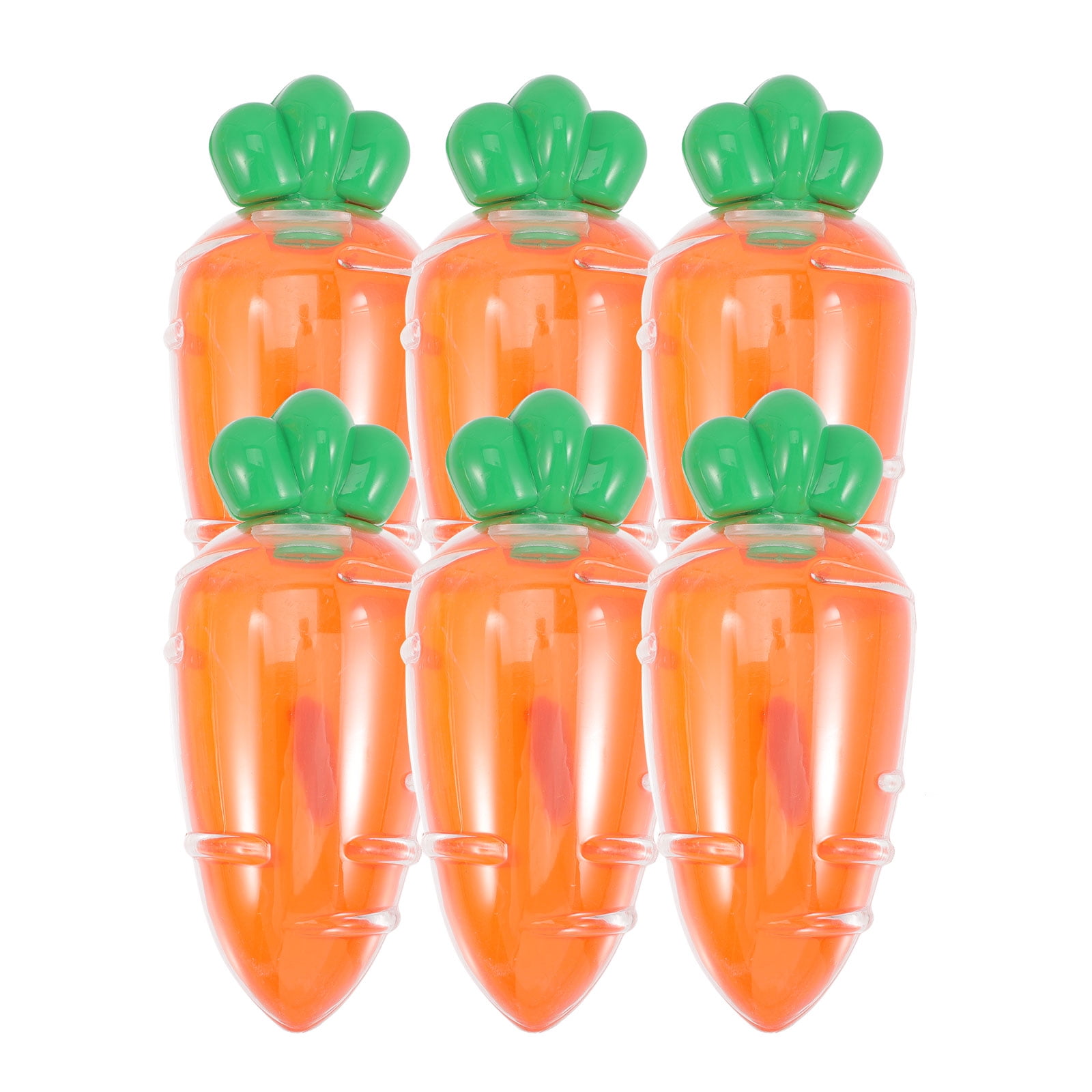 6pcs Artificial Carrot Shape Candy Box Plastic Carrot Shape Holder ...