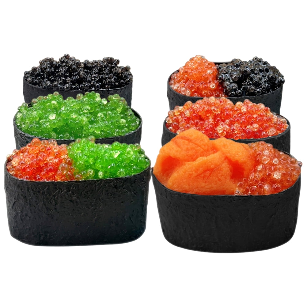 6pcs Artificial Sushi Toy Models Fake Japanese Food Props Simulation ...