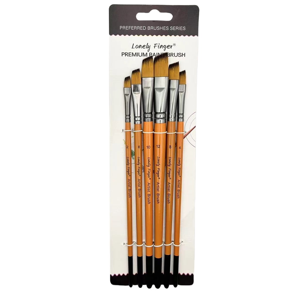 6pcs Artist Paint Brushes Set Artist Paintbrushes For Acrylic Oil ...