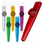 Lotpreco Wood KAZOO with Five Membrane Flute Diaphragm Mouth Kazoos ...