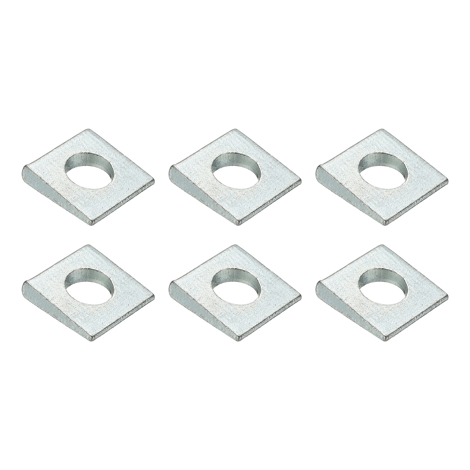 6pcs Beveled Square Washers, M12x28mm Square Beveled Washers Bearing ...