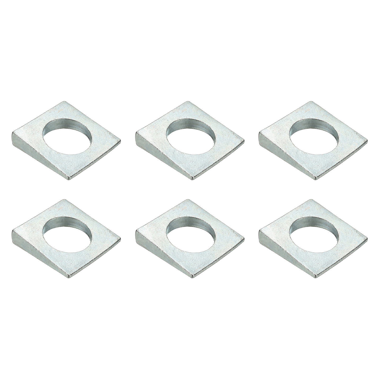 6pcs Beveled Square Washers, M27x50mm Square Beveled Washers Bearing ...