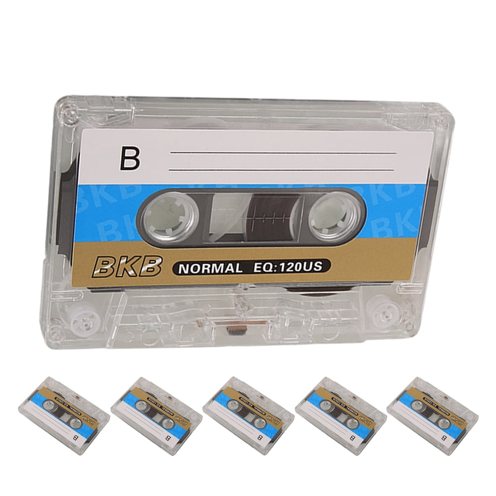 6pcs Blank Cassette Tapes 30 Minute Recording Time Mix Tapes with ...