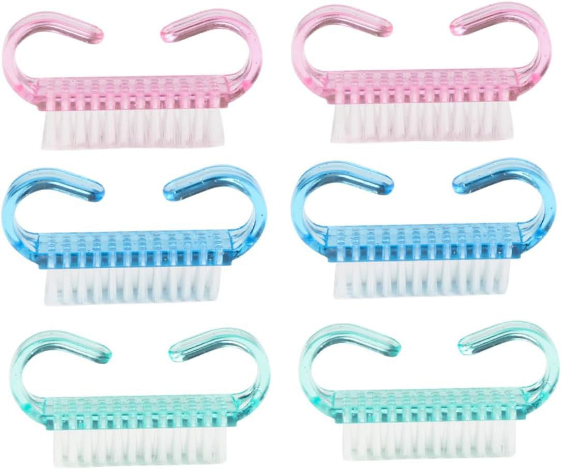 6pcs Brush Cleaner Plastic Cleaner Brushes for Nails Nail Brush for ...