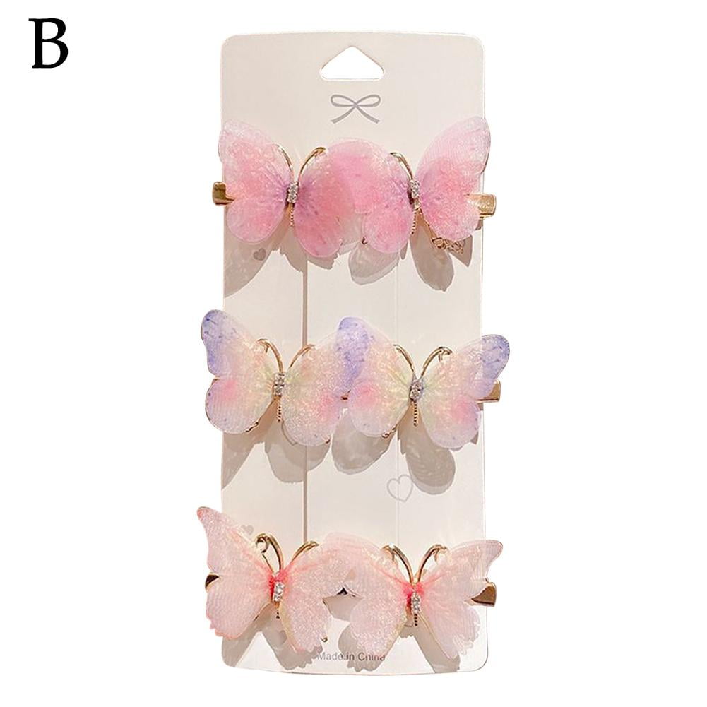 6pcs Butterfly Hair Clips, Small Butterfly Clips, Y2K Accessories ...