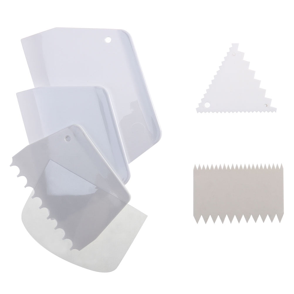 TABLZONE Transparent Cake Scraper, Non-Toxic Baking Tool for Smooth ...