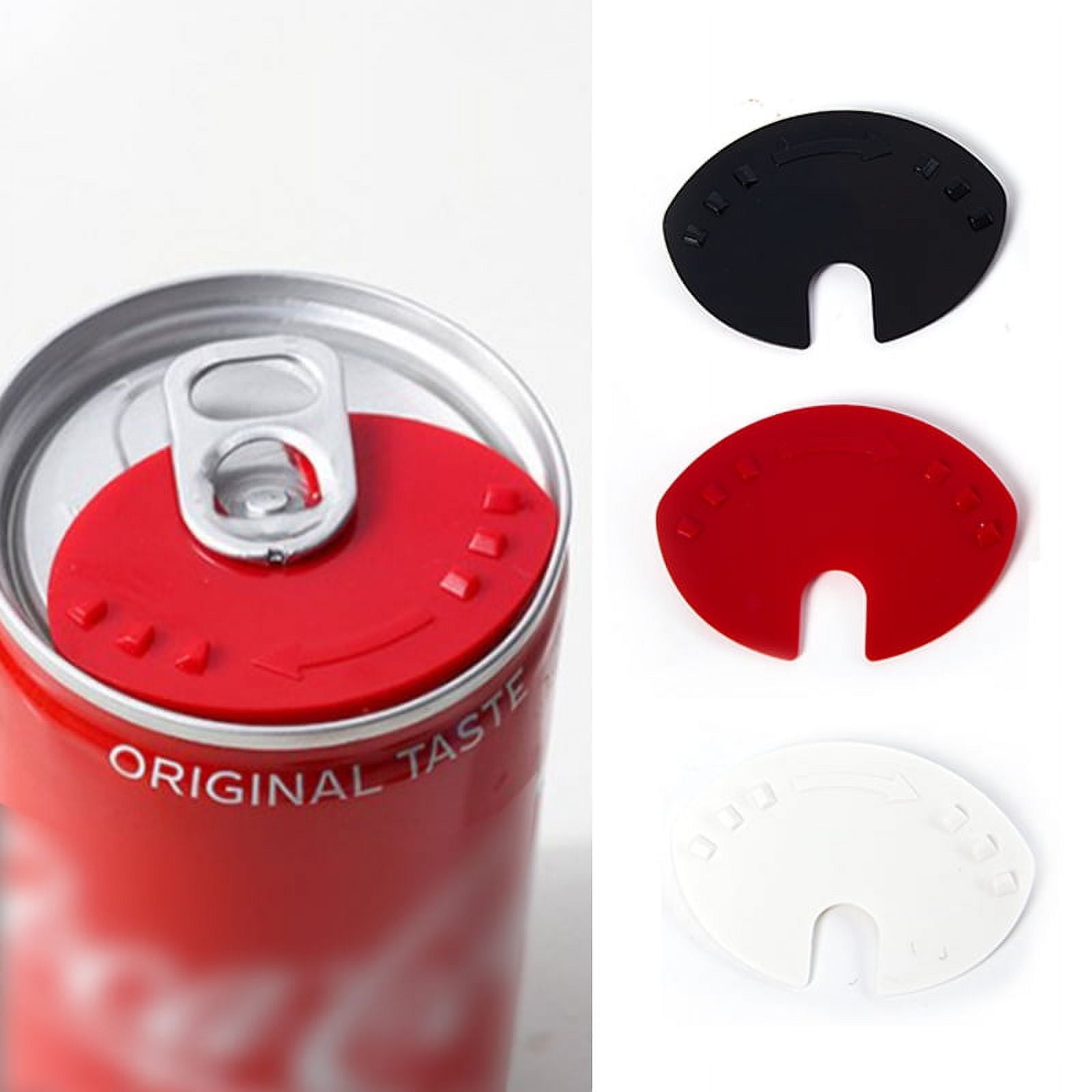 6pcs Can Convert Soda Savers Tops Snap On Leakproof Can Lid Dust Free ...