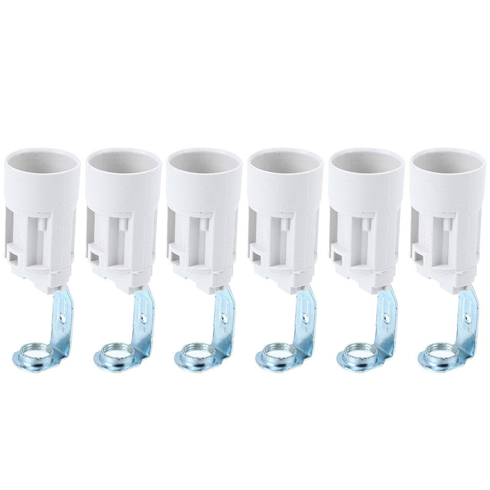 6pcs Candelabra Socket Adapter E14 Screw Light Socket Replacement Light ...