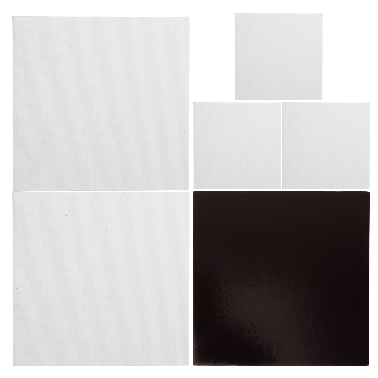 6pcs Canvas Panel Blank Oil Painting Board Painter Painting Boards ...