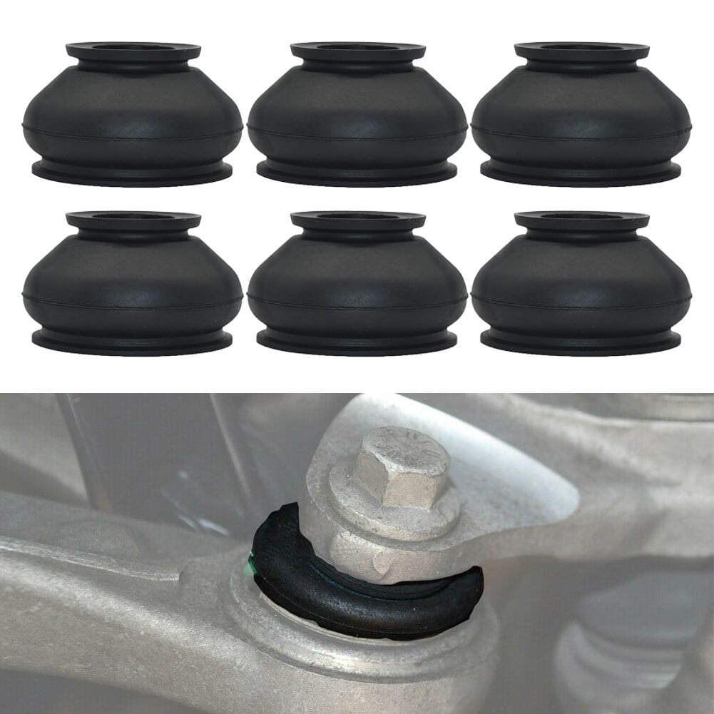 6pcs Car Control Arm 11 25 19MM Rubber Rod Ball Joint Dust Boots Cover ...