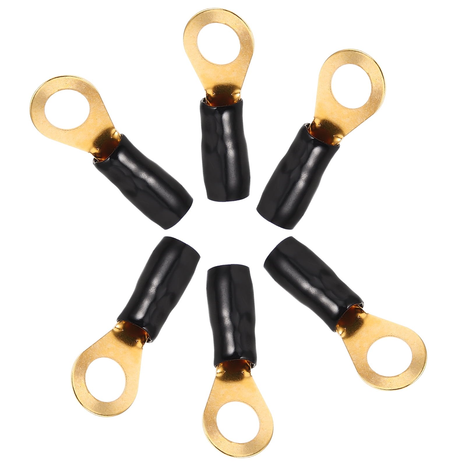 6pcs Car Speaker Wire Connector Wire Connector Ring Speaker Terminal ...