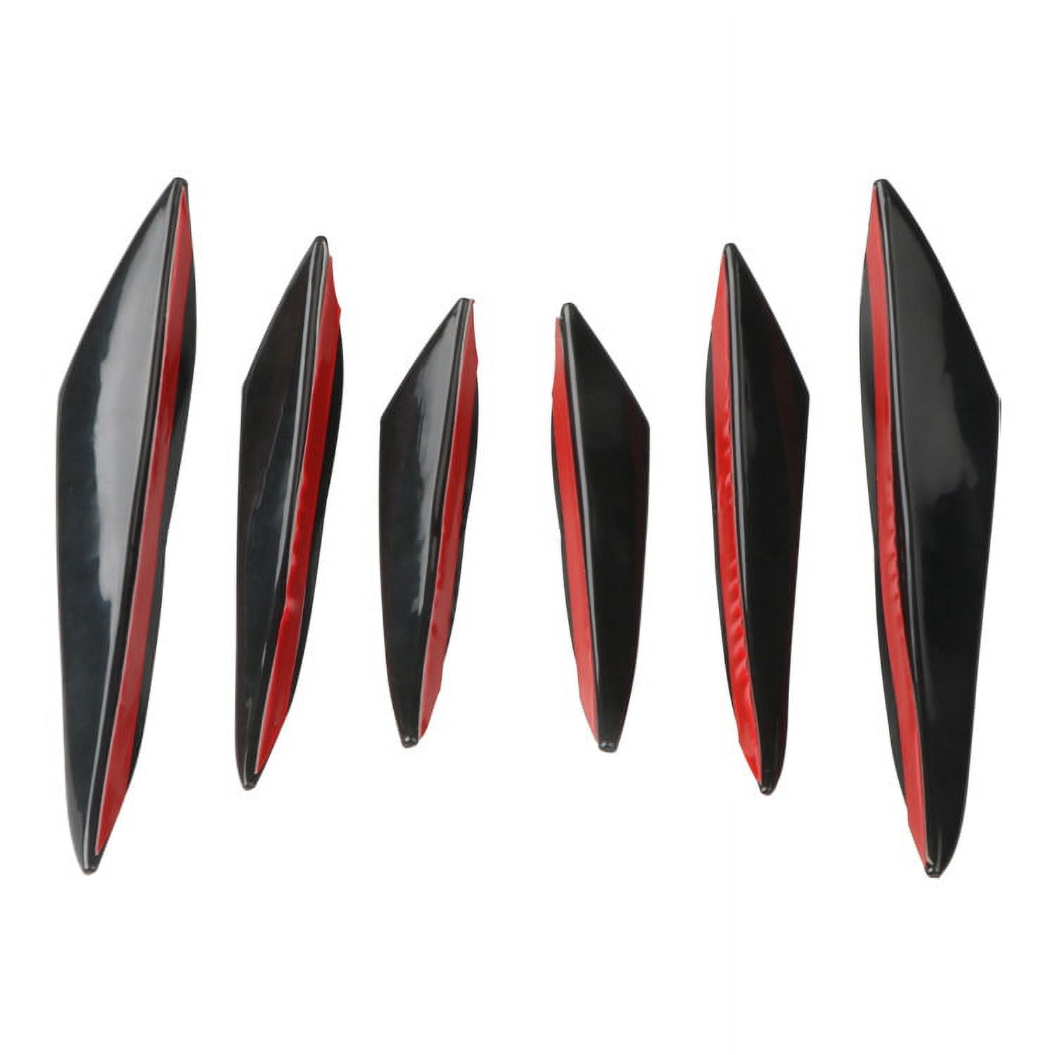 6pcs Car modification spoiler with carbon wire pattern universal ...