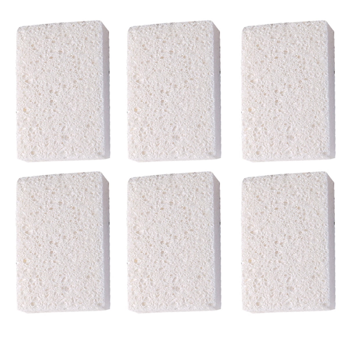 6pcs Cellulose Sponges,Heavy Duty Scrub Kitchen Sponge,Clean Tough ...