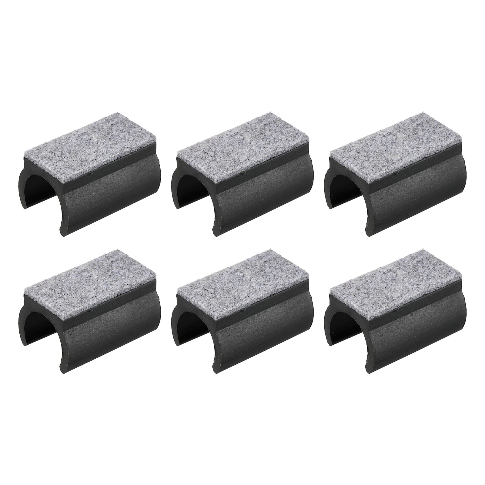 6pcs Chair Leg Cover with Felt Pad, U Shaped Chair Tube Floor ...