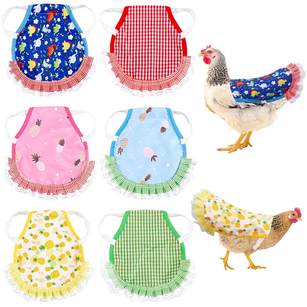 6pcs Chicken Saddle for Hens Colorful Waterproof Protector for Back and ...