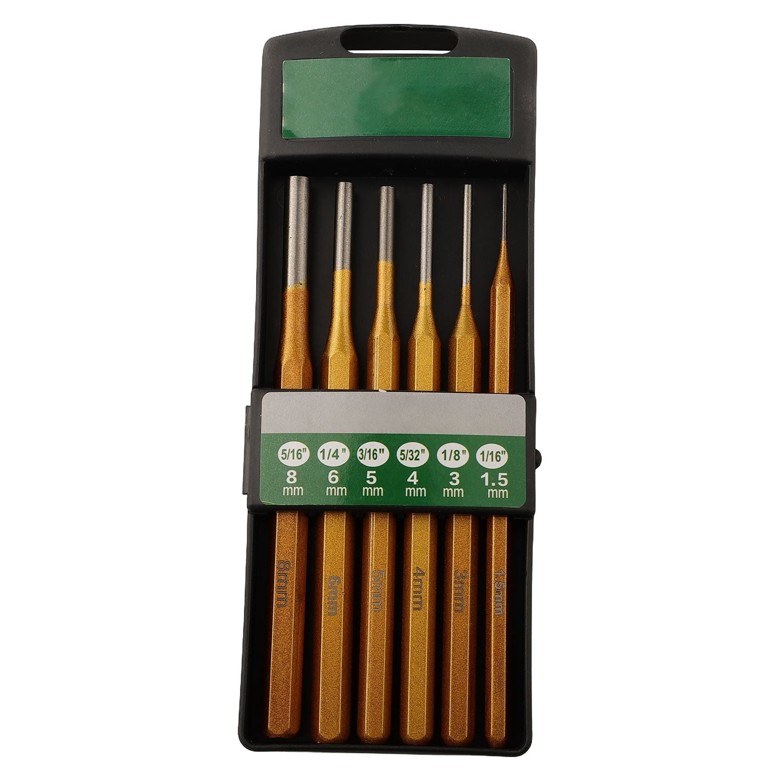 6pcs Chisel Set Cylinder Punch Woodworking Drill Chisel Punching For ...