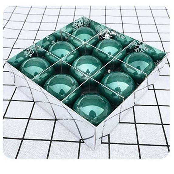 6pcs Christmas Gift Boxes - Plastic Pearl Christmas Tree Decorations ...