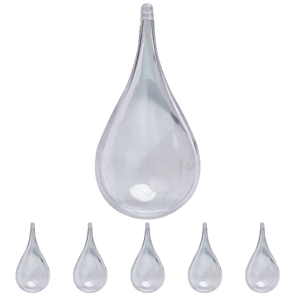 WRISTBIQUE Clear Fillable Balls for DIY Storage Transparent Plastic ...