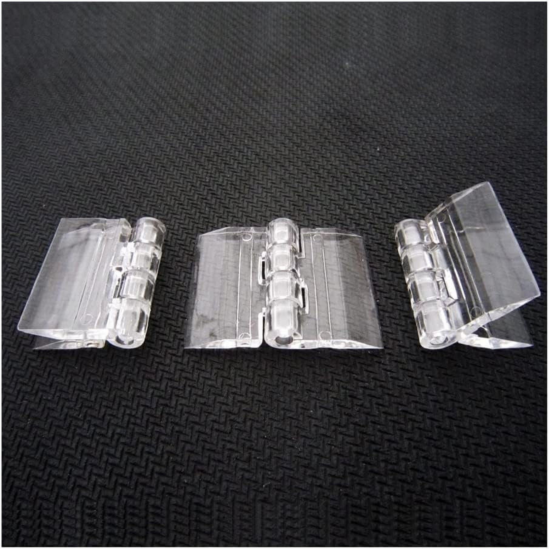6pcs Clear Transparent Acrylic Plastic Hinge Box Piano Plexiglass Hinge ...