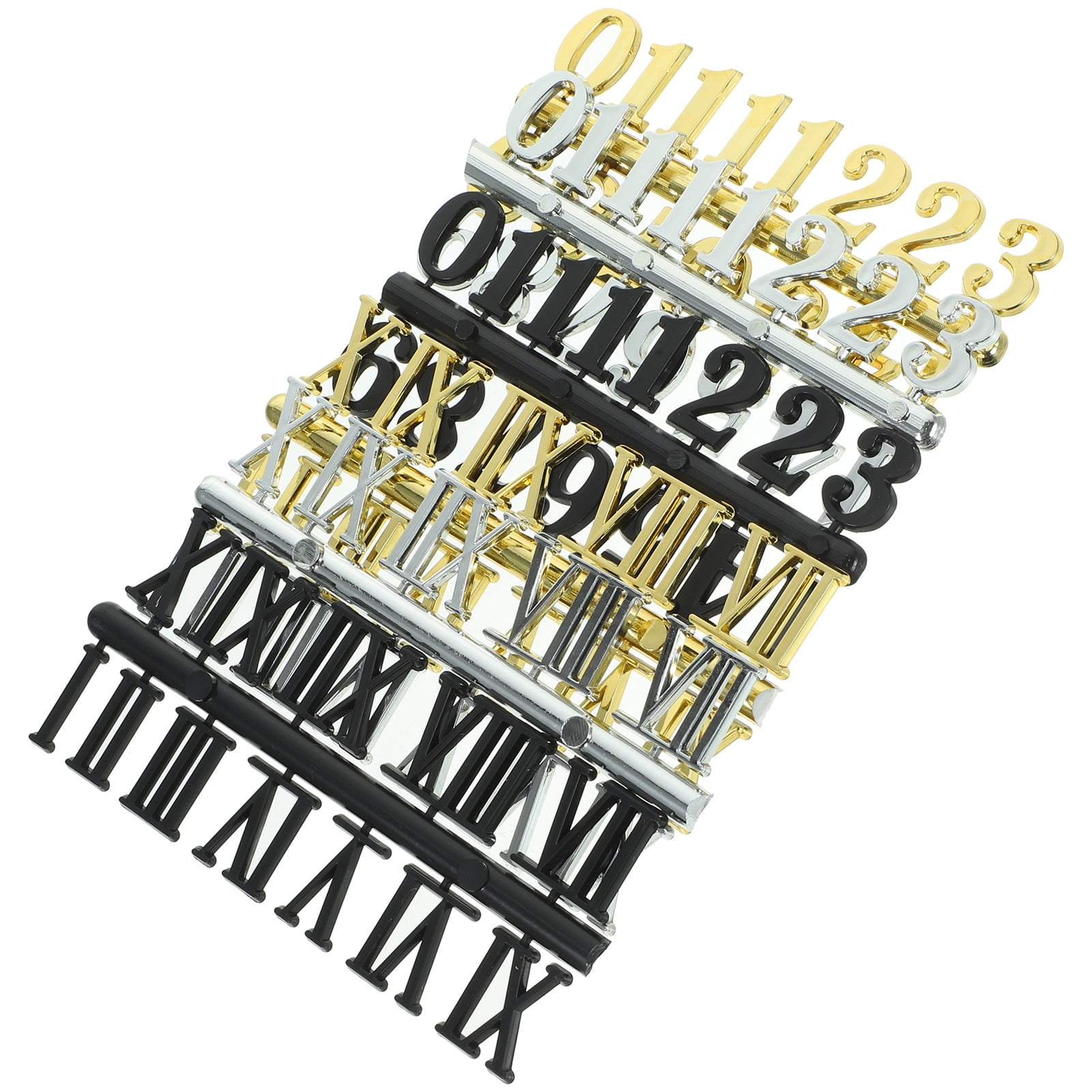 6pcs Clock Numerals Kit DIY Digital Clock Numbers Clock Number Clock ...