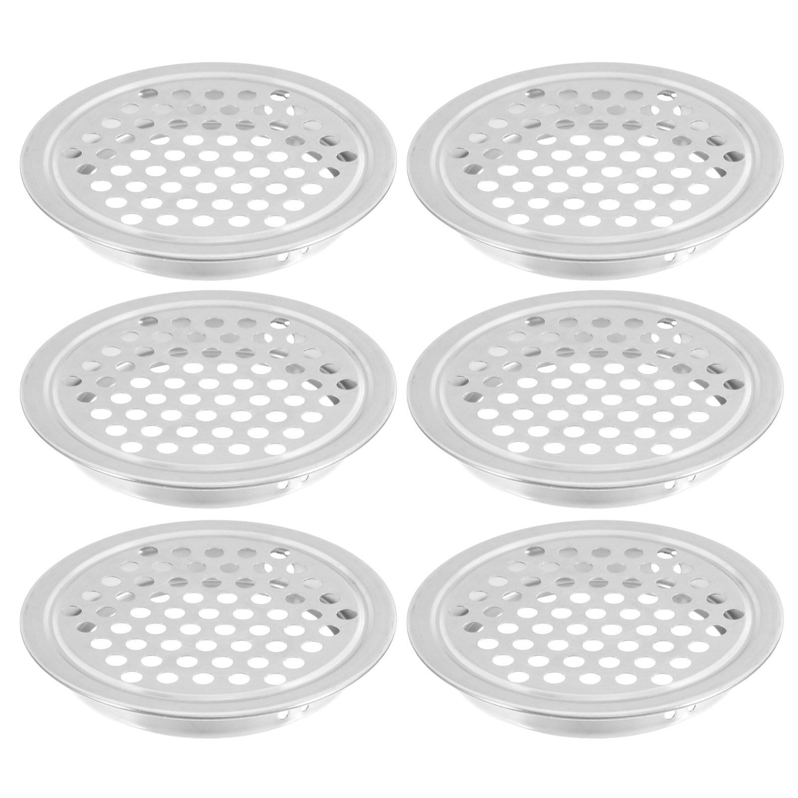 6pcs Closet Air Vents Round Air Vent Metal Furniture Vent Furniture Air ...