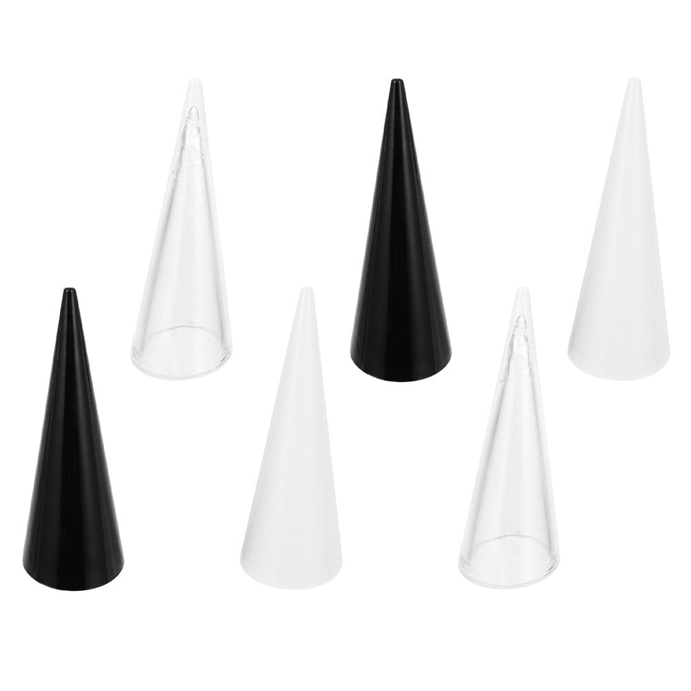 6pcs Reliable Ring Display Stands ABS Material for Storage Assorted ...
