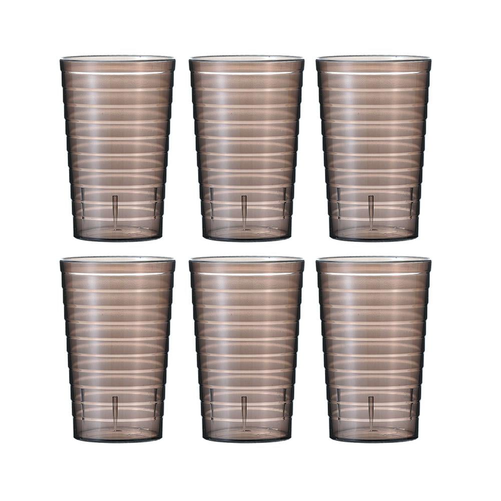 6pcs Cups for Acrylic High Grade Plastic Drinking Cups Plastic Water ...