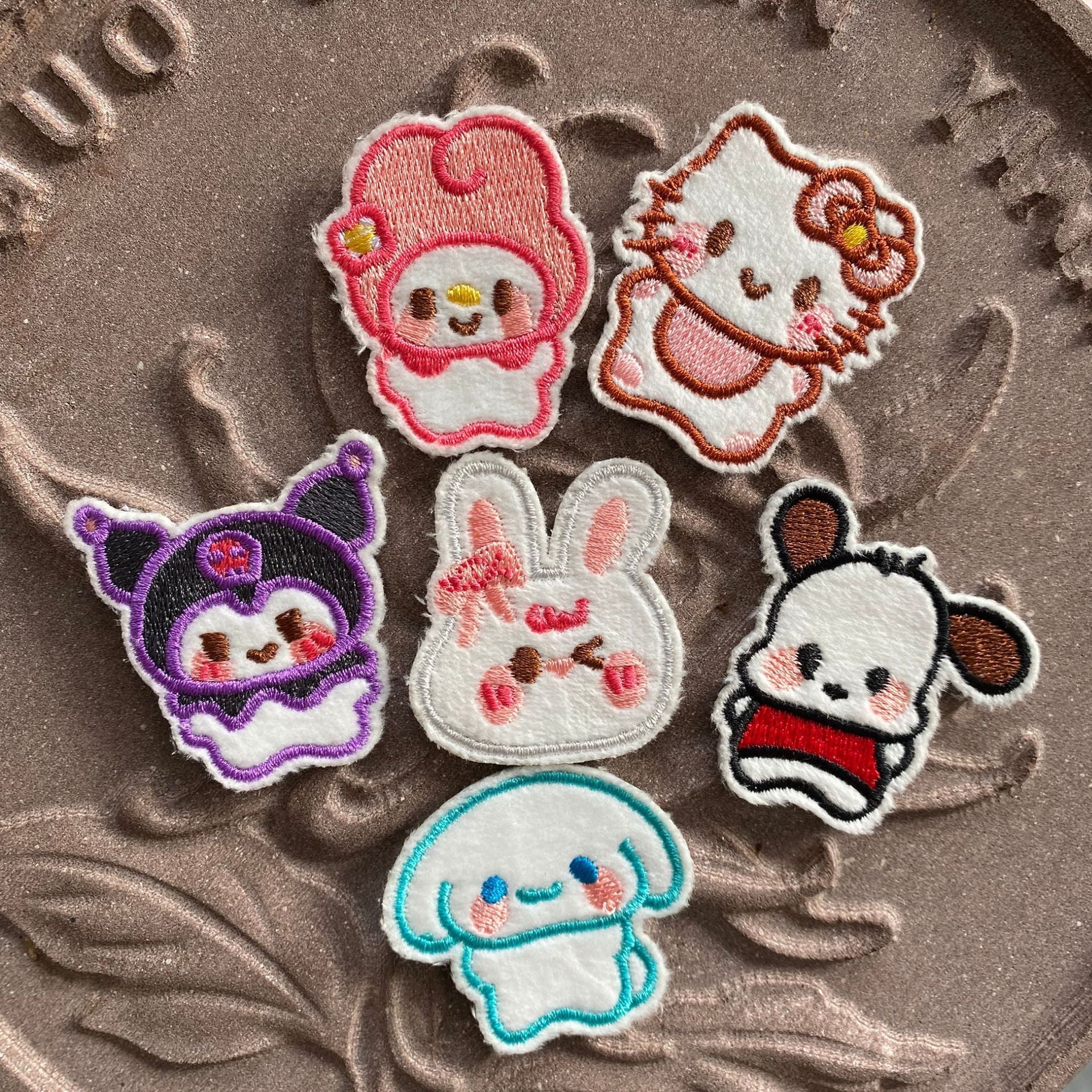 6pcs Cute Cat Hello Kitty Sanrio Patches - Cute Plush Applique for ...