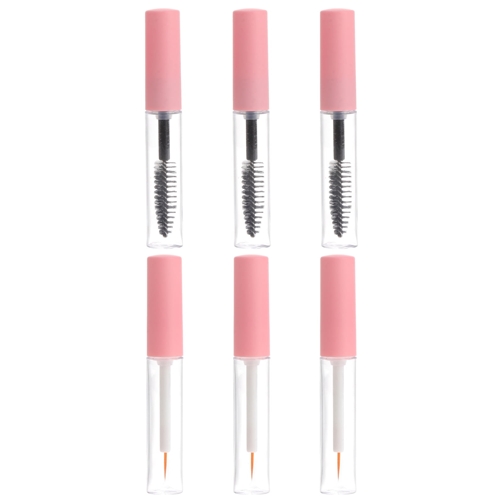 Raindrops 6pcs Empty Mascara Tubes with Eyelash Wands and Small Shadow ...