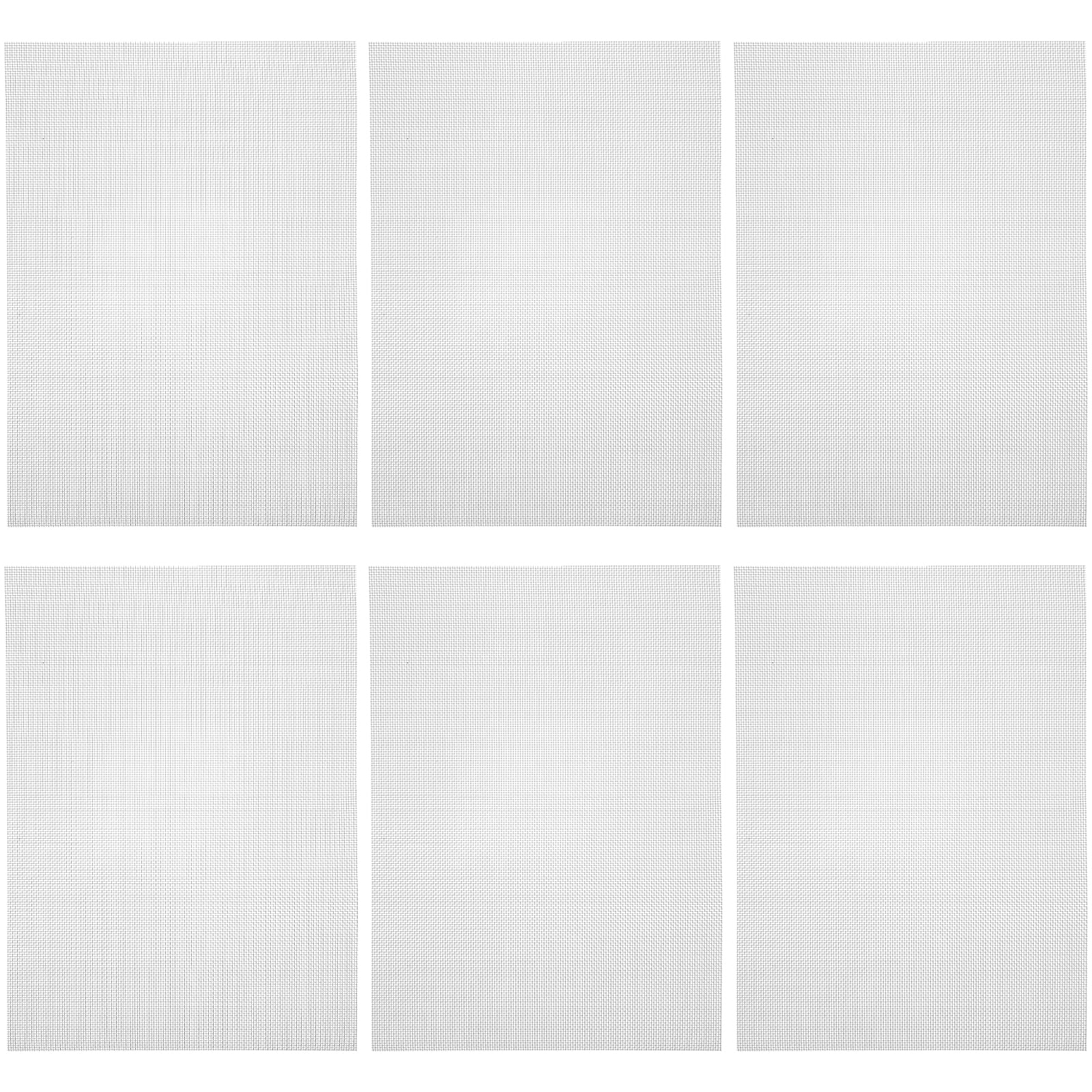 6pcs DIY Repair Kit Stainless Steel Wire Mesh Screens for Window Fix ...