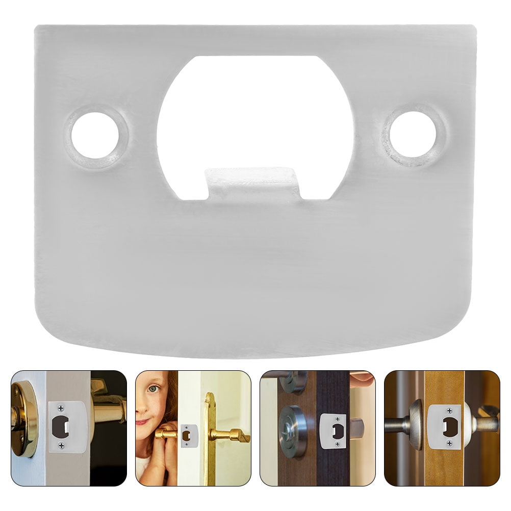 6pcs Deadbolt Strike Plate Stainless Steel Door Strike Plate Deadbolt ...