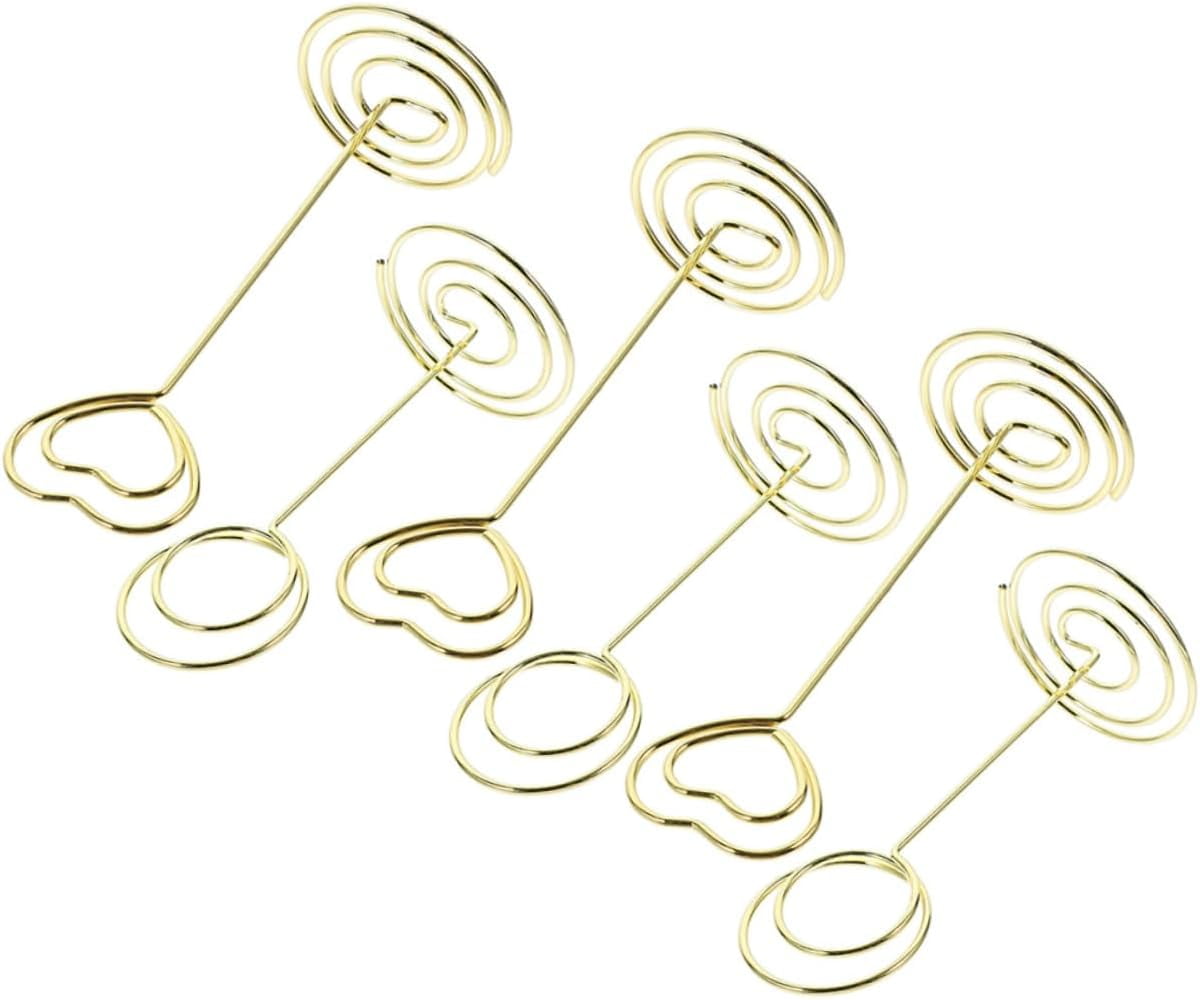 6pcs Desktop Note Holder tag Labels menu Holder Restaurant Table ...