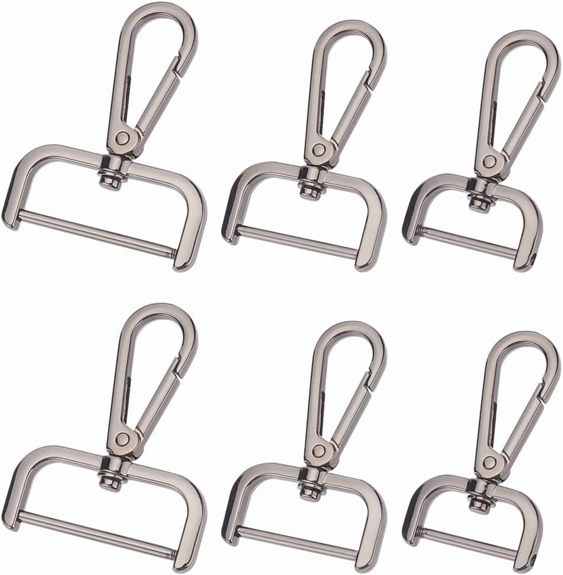 6pcs Detachable Snap Hook Swivel Clasp 3 Sizes Metal Swivel Snaps Hooks ...