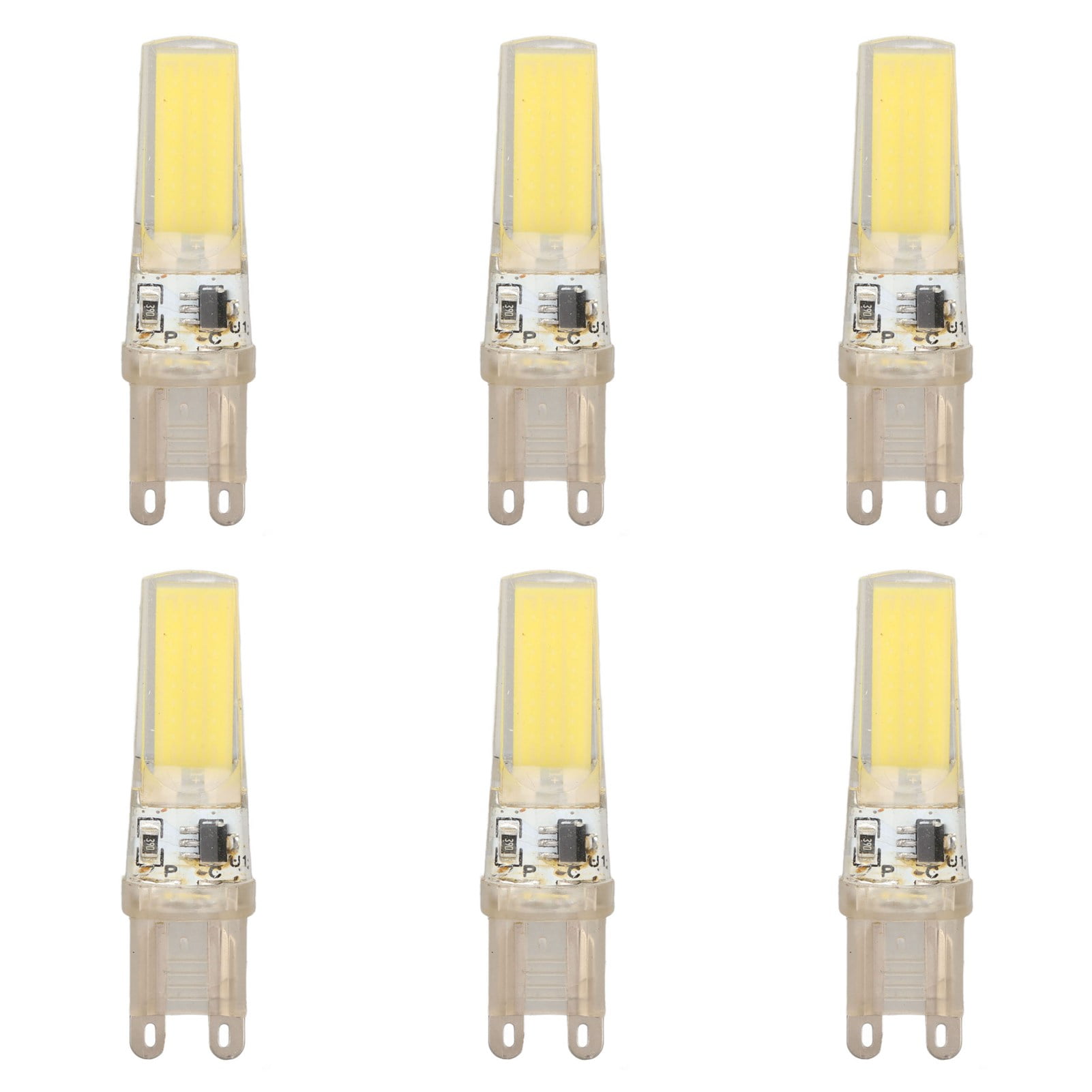 6pcs Dimmable LED Light Bulbs , G9 Halogen Lamp Replacement, 220V-240V ...