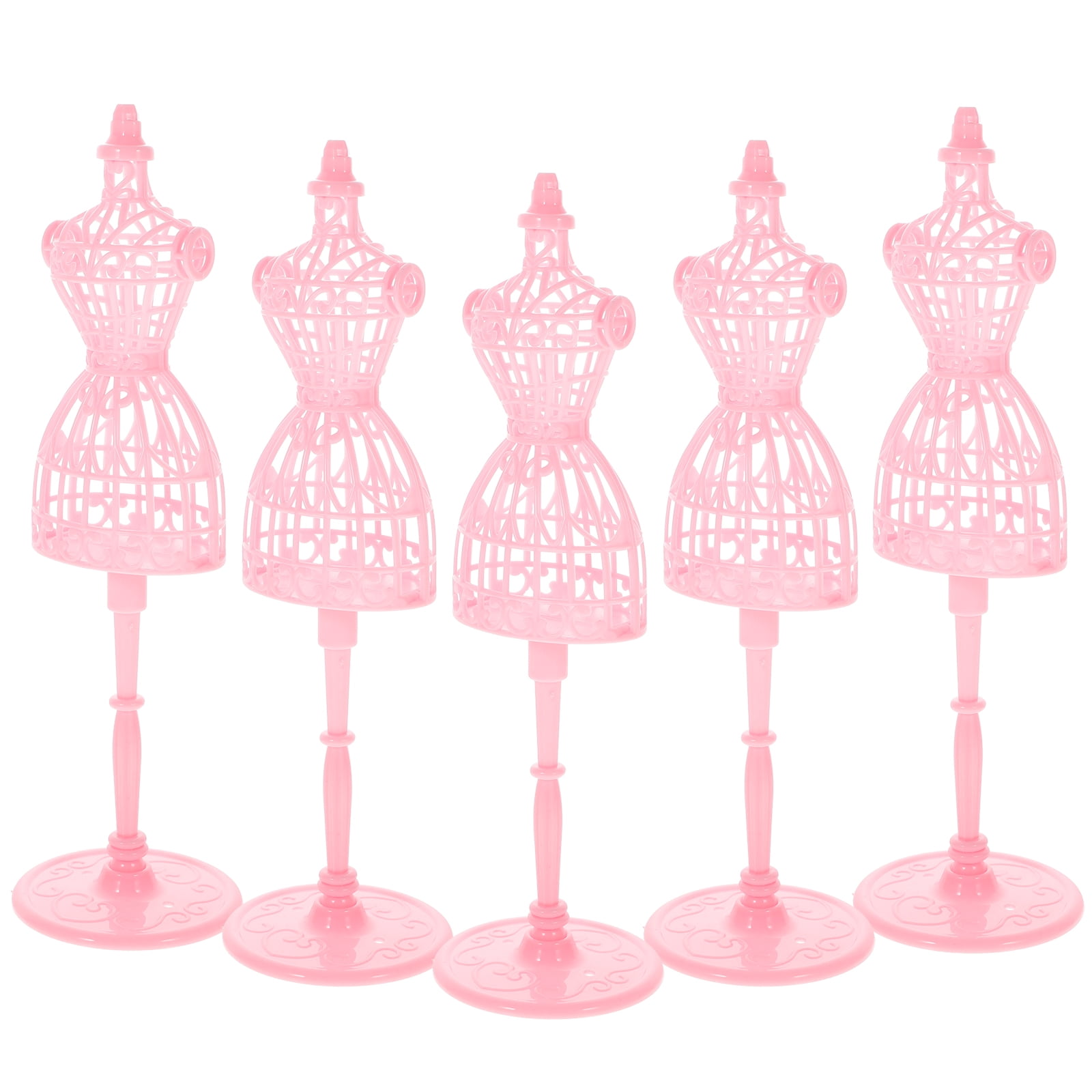 6pcs Doll Clothes Mannequin Doll Dress Display Form Stand Doll Dress ...
