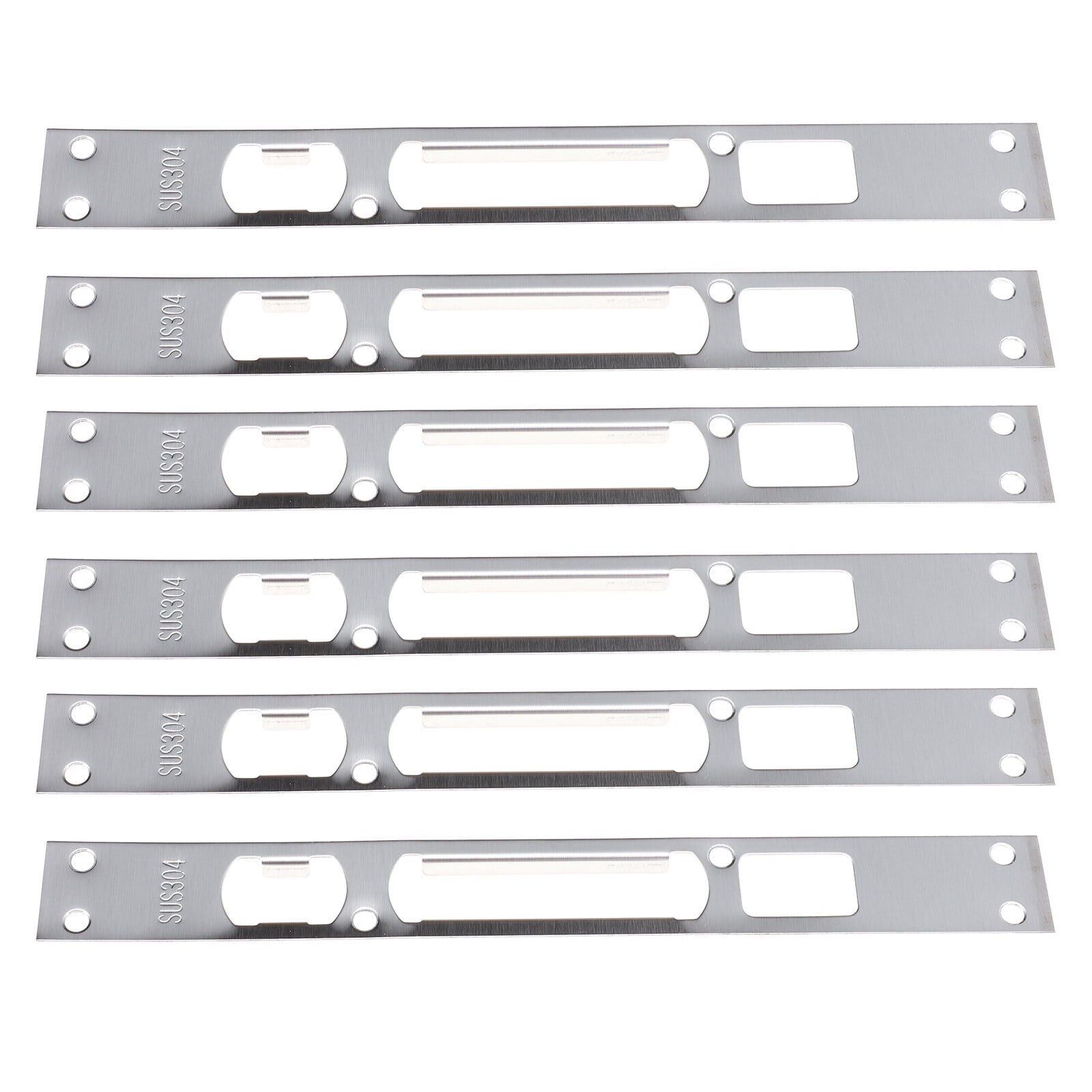 6pcs Door Security Strike Plate Door Reinforcement Plate Door Security ...