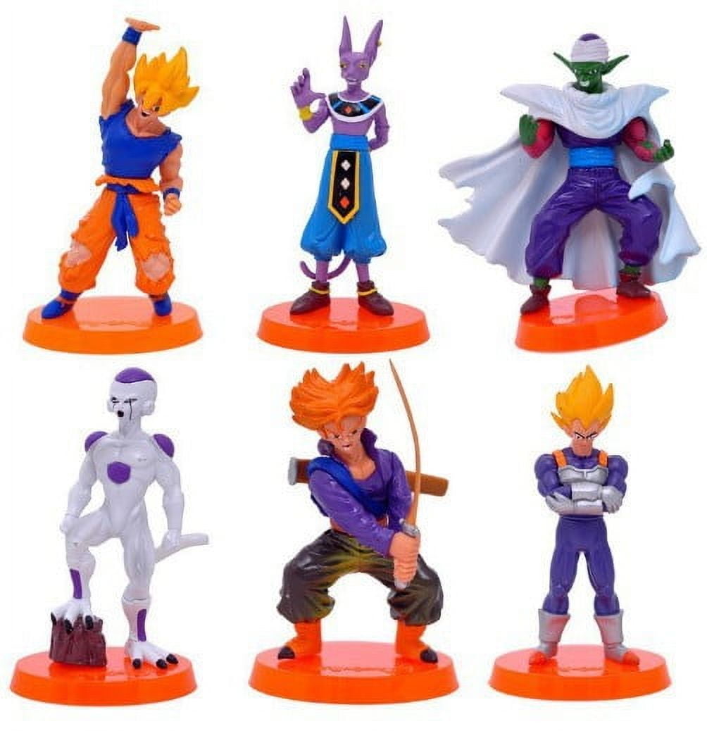6pcs Dragon ball Z Figures 6 inches, Super Saiyan Goku, Vegeta, Beerus ...