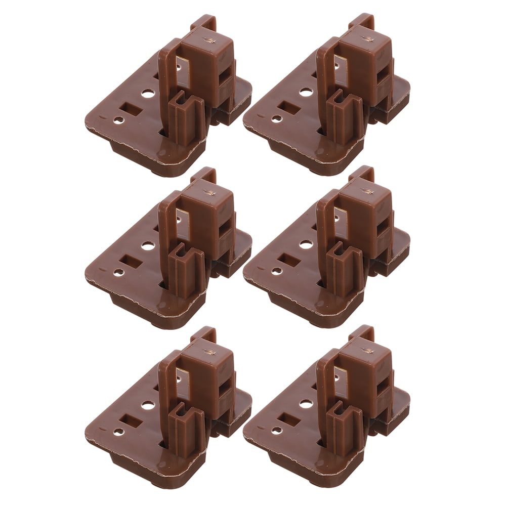 6pcs Drawer Track Guide Plastic Drawer Slides And Rails For Center ...
