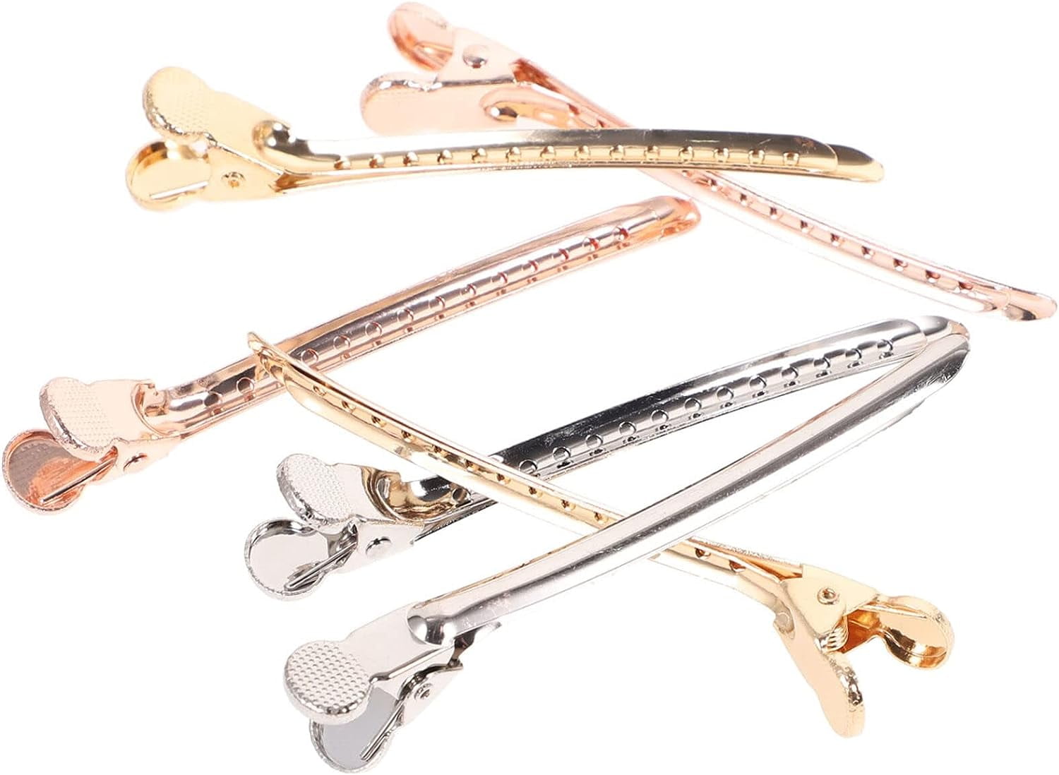 6pcs Duckbill Clip Small Alligator Hair Clips Alloy Hair Clips Womens ...