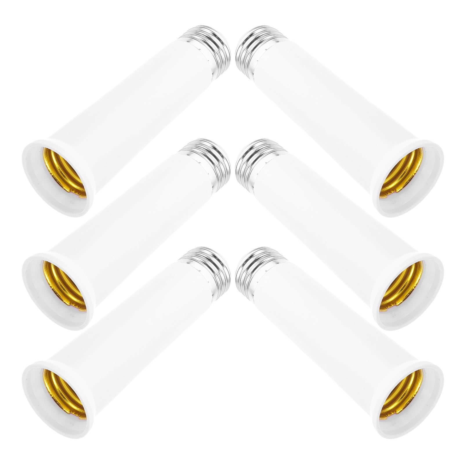 6pcs E27 To E27 Lamp Socket Converter Fire Resistant Light Bulb Adapter ...