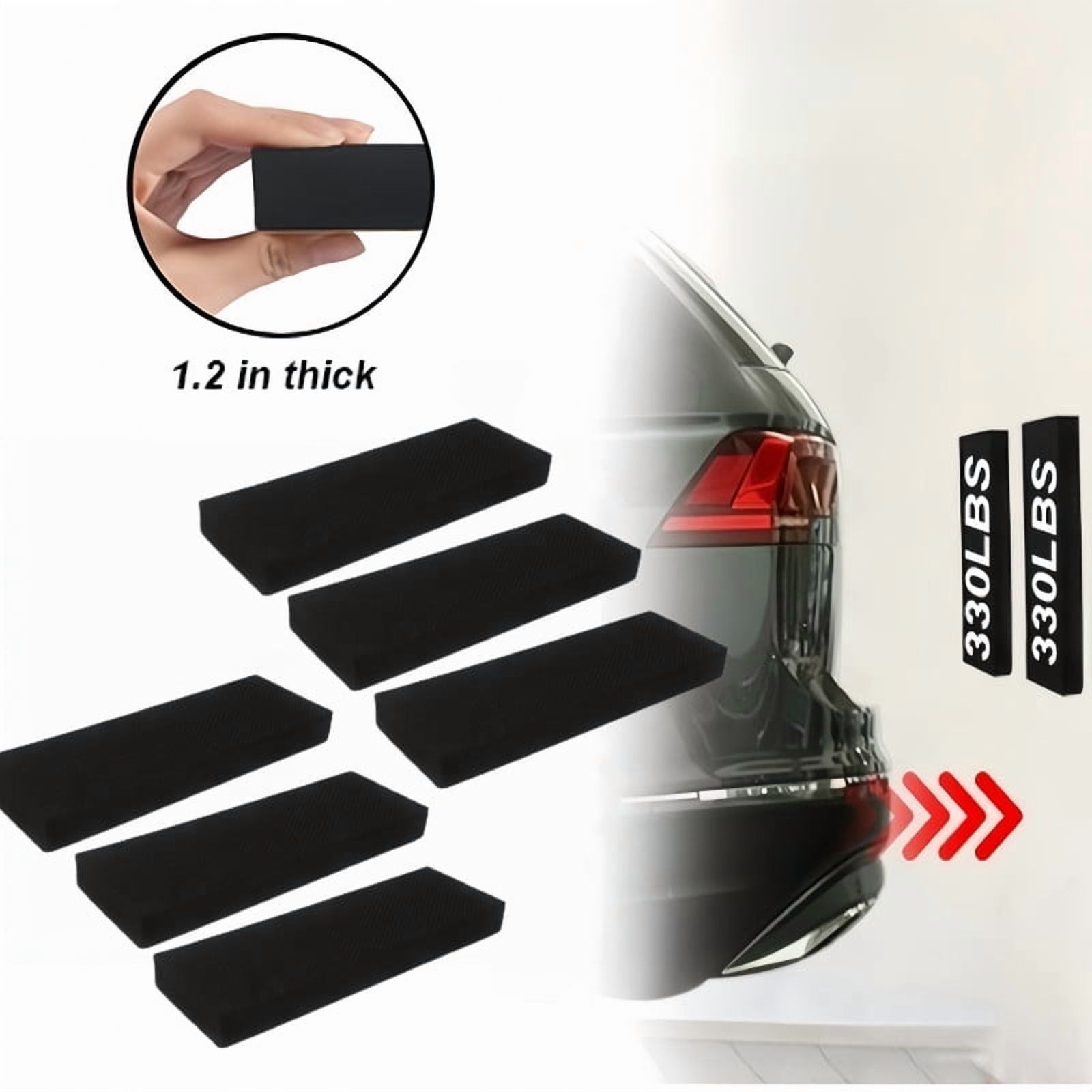 6pcs EVA Auto Garage Door Guard, Thick Shockproof Wall Padding for ...