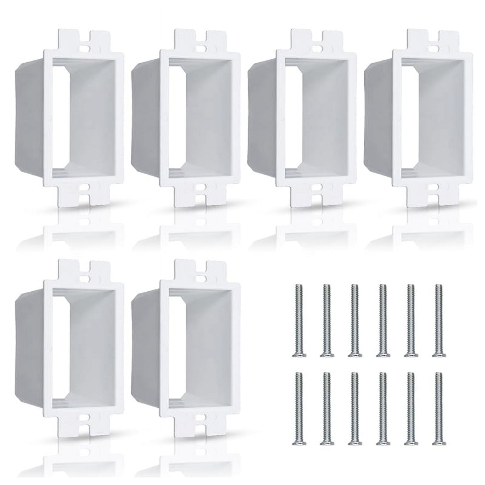 6pcs Electrical Outlet Box Extender,Single Gang Box Extender with 12pcs ...