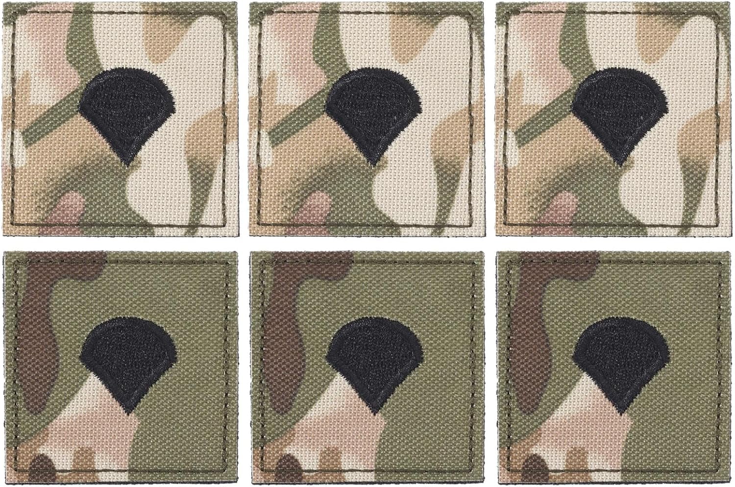 6pcs Embroidered Rank Insignia Staff Sergeant Patch Army Rank Patches ...