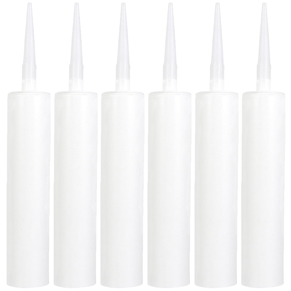 6pcs Empty Caulk Tubes Refillable Sealant Caulking Tubes Portable ...